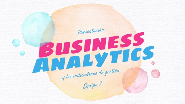 Business Analytics | Genially