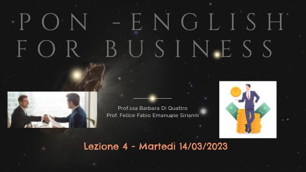 ENGLISH FOR BUSINESS - Lesson 4 | Genially