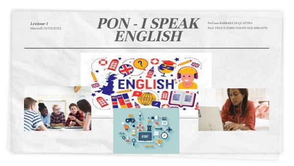 I SPEAK ENGLISH - Lesson 1 | Genially