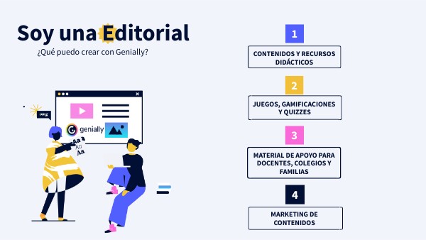 Framework editorial con plantillas