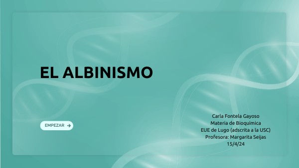 El albinismo