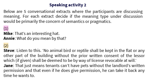 Speaking activity 2 | Genially