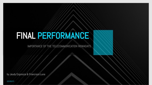 FINAL PERFORMANCE | Genially