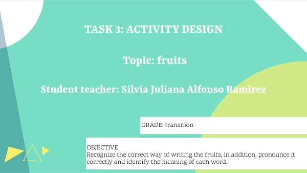 PRESENTATION BY: SILVIA ALFONSO