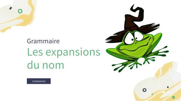 Les expansions du nom | Genially