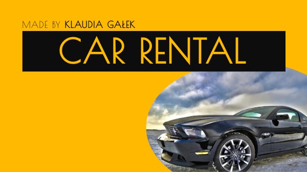 CAR RENTAL | Genially