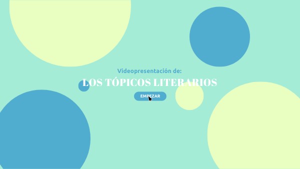 Tópicos Literarios | Genially