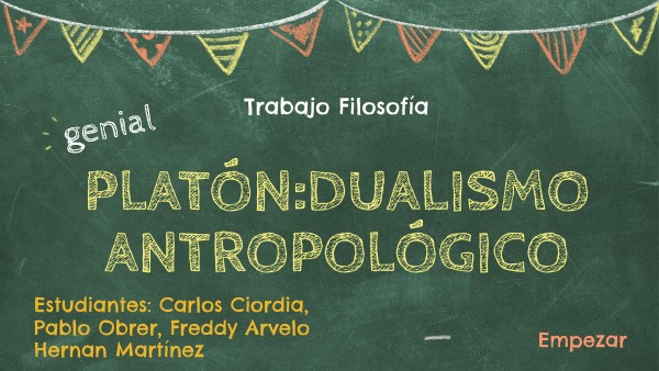 PRESENTACIÓN Filosofía Platón