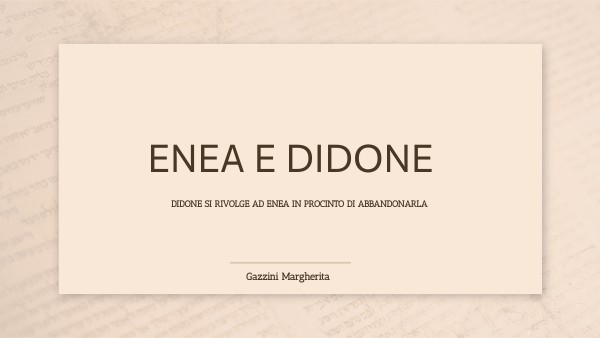 ENEA E DIDONE | Genially