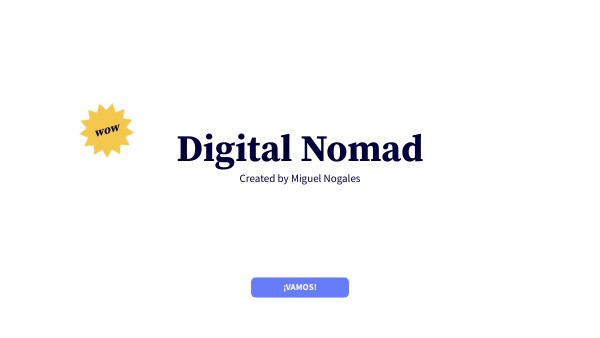Digital Nomads | Genially