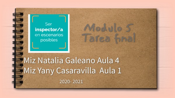 Tarea final "Ser inspectores..." | Genially