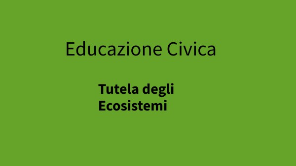 Salviamo il pianeta terra | Genially