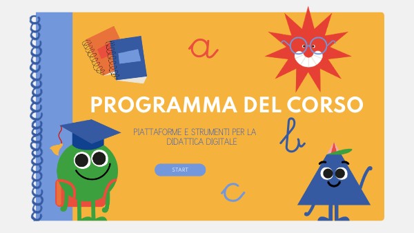 Programma corso | Genially