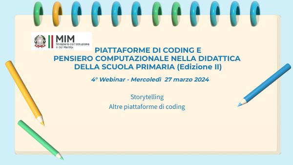 SSPG - Manzoni - Agenda 4 di 4 coding | Genially