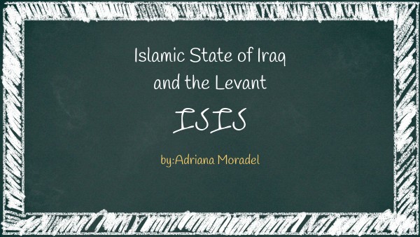 ISIS presentation | Genially