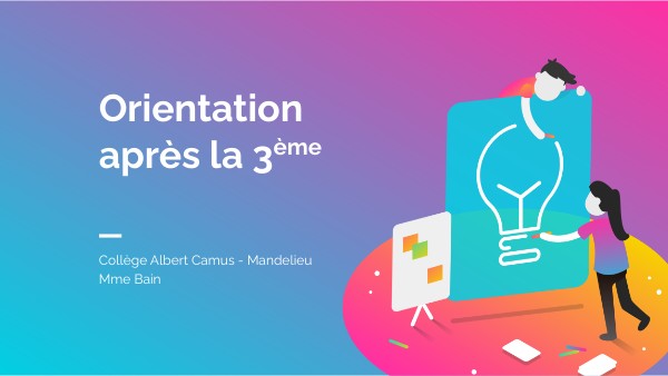 Orientation 3eme | Genially