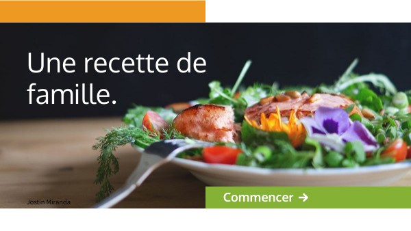 Une recette de famille | Genially