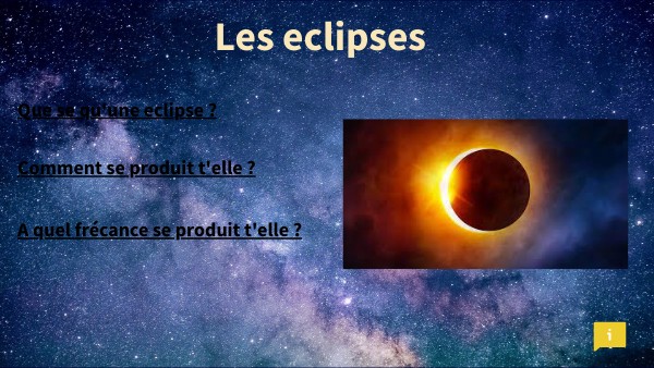 Les eclipses