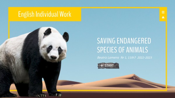 Endangered animals | Genially