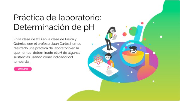 Práctica de laboratorio: determinación pH | Genially