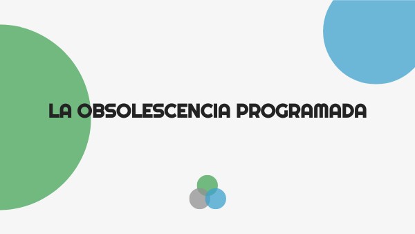 Obsolescencia programada