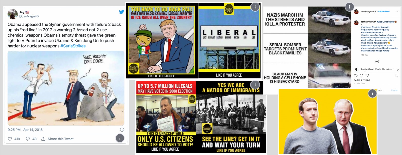 Meme Propaganda Examples