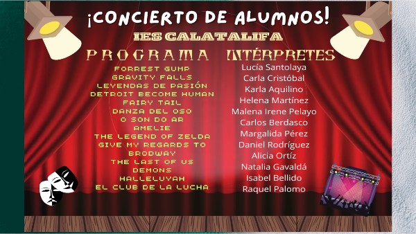 Copia - PRESENTACIÓN CONCIERTO ALUMNOS IES CALATALIFA | Genially