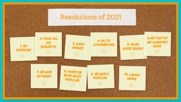 resolutions of 2021 | Genially