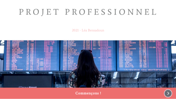 Projet professionnel | Genially