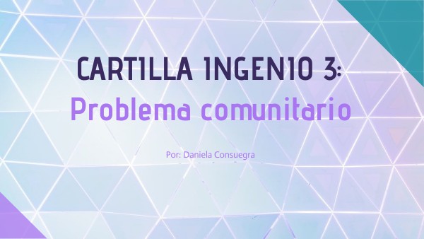 Cartilla ingenio 3 | Genially