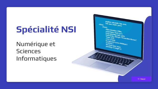 Spécialité NSI | Genially