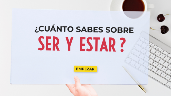 QUIZ DE SER Y ESTAR NIVEL A1 | Genially