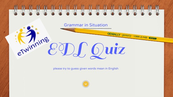 Grammar in situation EDL QUIZ