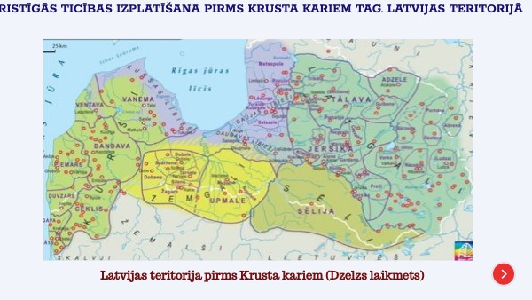 Kristietības izplatīšana un Krusta kari tag. Latvijā | Genially