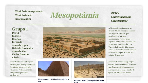 Mesopotâmia | Genially
