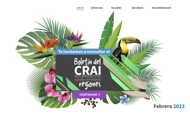 Boletín CRAI febrero 2023 | Genially
