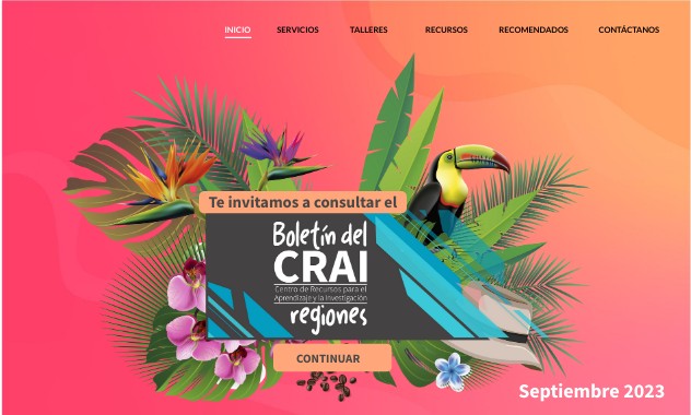 Boletín CRAI Septiembre 2023 | Genially