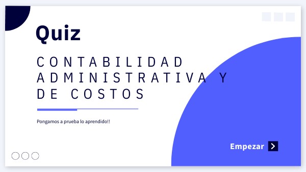 Cont A y de C Sem 1 | Genially