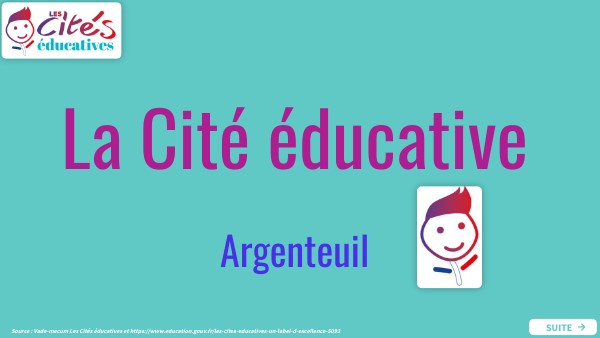 Cité éducative Argenteuil | Genially