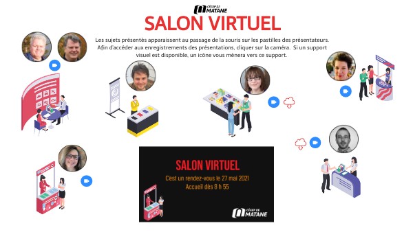 Salon virtuel asynchrone | Genially