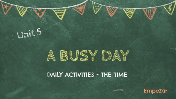 A BUSY DAY | Genially