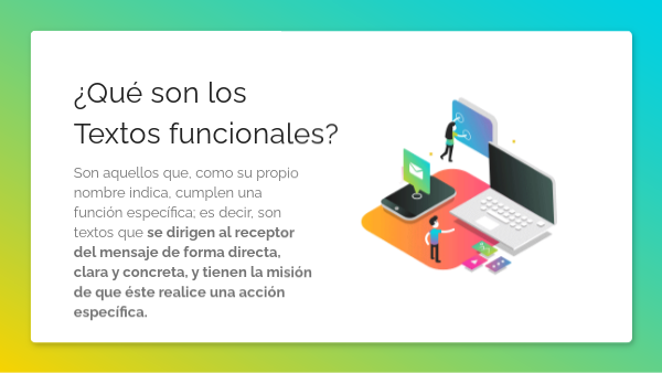 Textos funcionales
