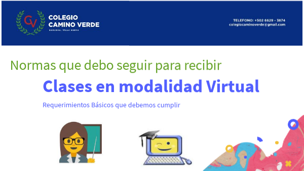 Reglas para clases virtuales para niños | Genially