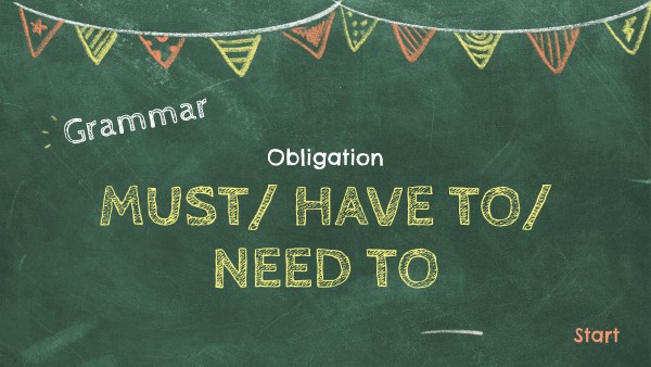 Must/ Have to/ Need to | Genially