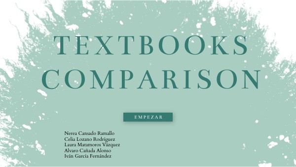 Textbooks comparison