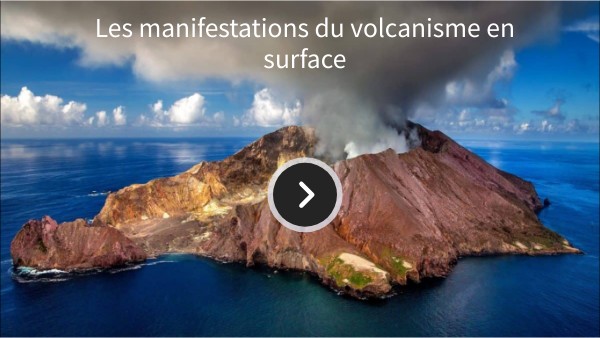 Les manifestations volcaniques | Genially