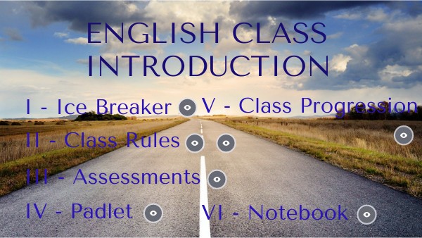 English Class Introduction | Genially