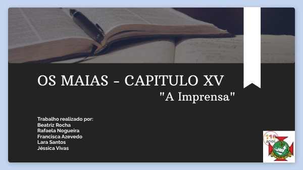 Os maias capítulo XV | Genially