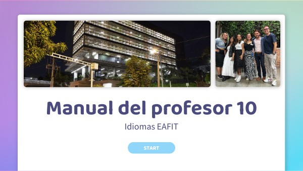 Manual del profesor 10 Idiomas EAFIT