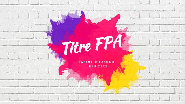 TITRE FPA | Genially